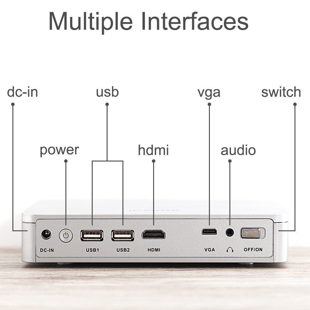 Vivid 813 Pro Portable HD DLP Projector with HDMI/USB/VGA Ports ...